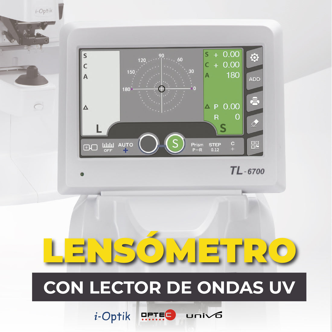 TL-6700 Auto Lensómetro Digital con lector de Ondas UV – Optec
